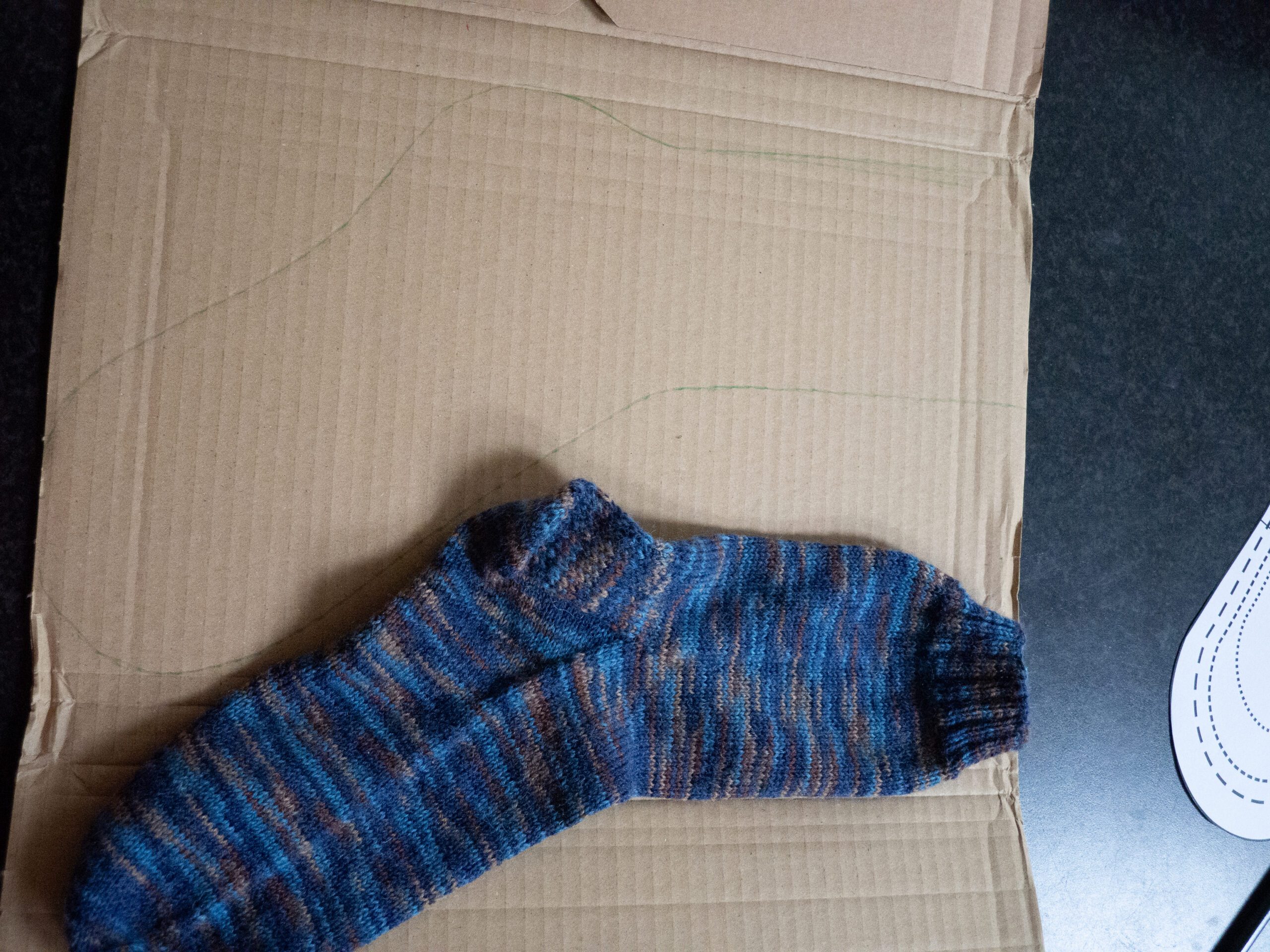 Make Your Own Sock Blockers Out Of Cardboard